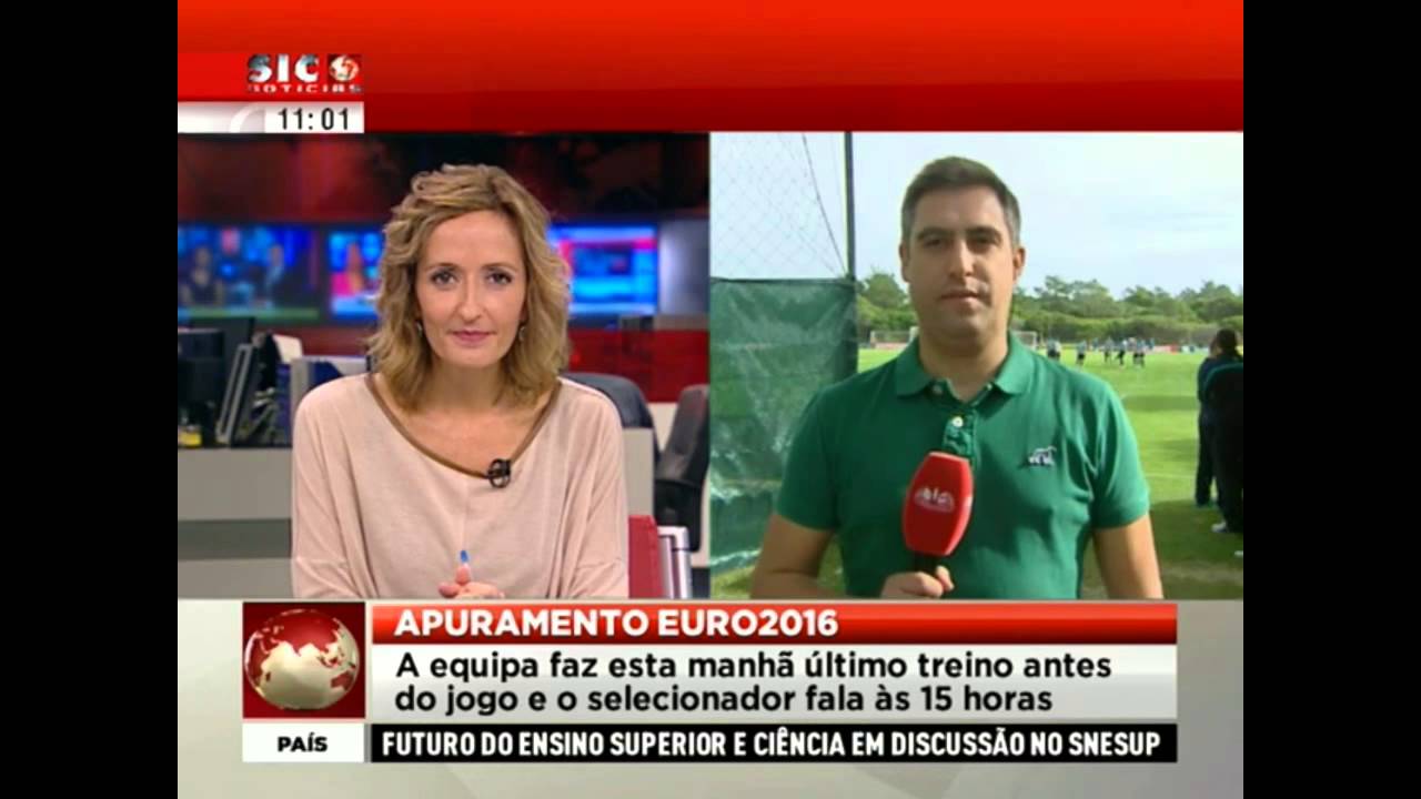 Jornalista da SIC Nuno Luz diz palavrão em directo